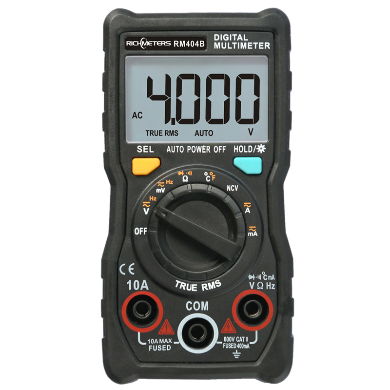 RM404B Smart Digital Multimeter 4000 Counts - RICHMETERS.COM
